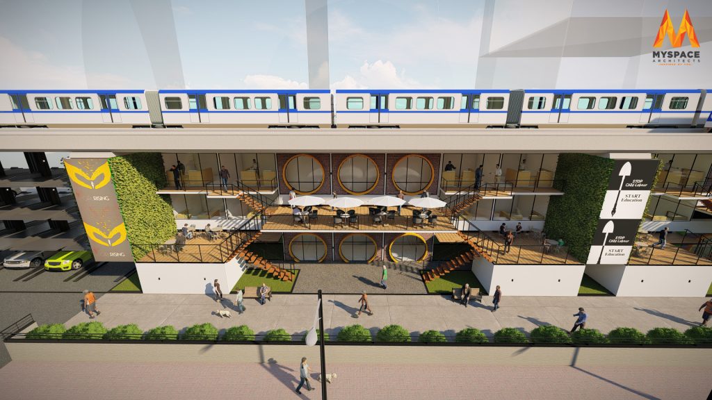 Tapping the potentials of underutilized space below the elevated Metro ...